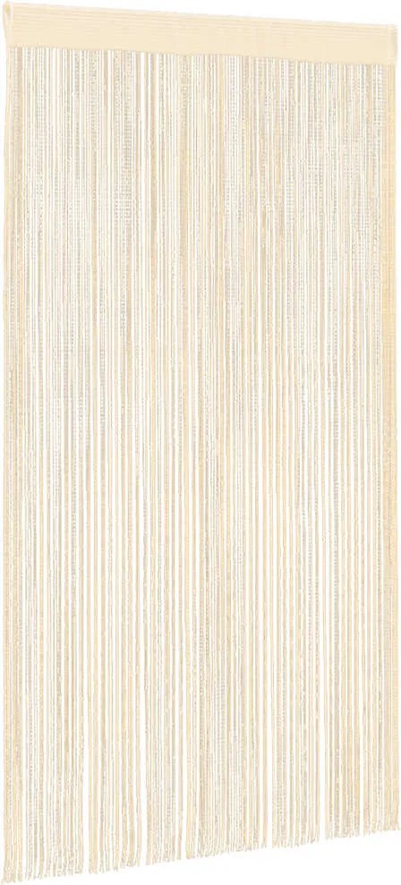 Provázkové záclony, 2 ks, 100x250 cm, krémová 132402