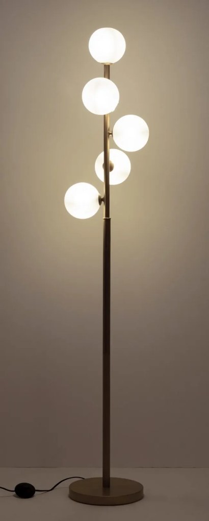 BIZZOTTO Podlahová lampa BALLS zlatá 0826448