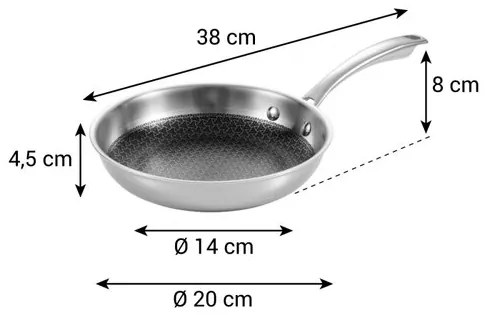 TESCOMA Pánev SteelCRAFT ¤ 20 cm