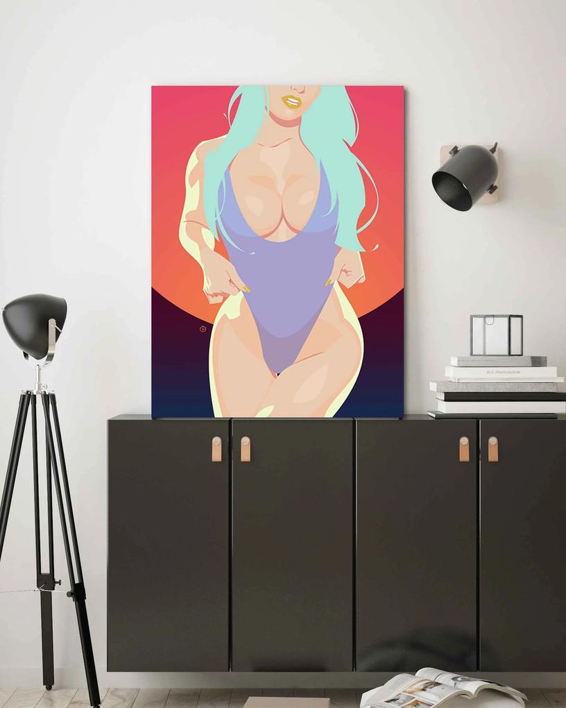 Gario Obraz na plátně Dlouhovlasá žena - Nikita Abakumov Rozměry: 40 x 60 cm