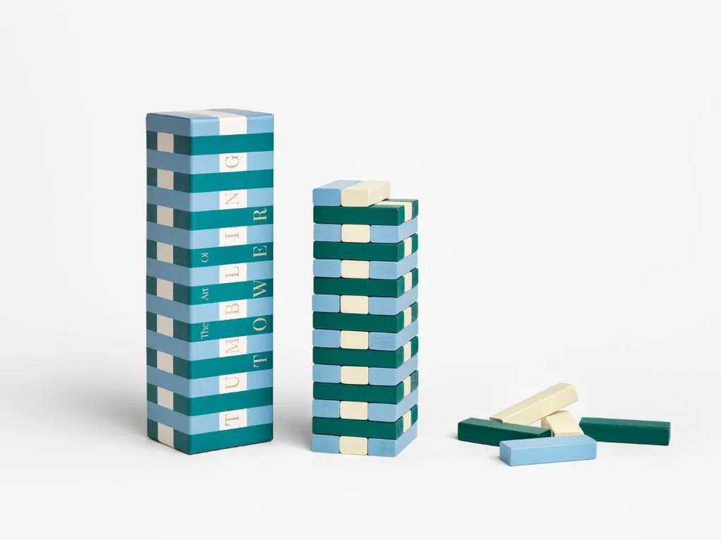 Printworks Hra Yenga Tumbling Towers Green/Blue