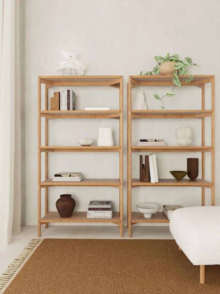 ACTONA Knihovna BRAIDWOOD dub 86x30x160 cm