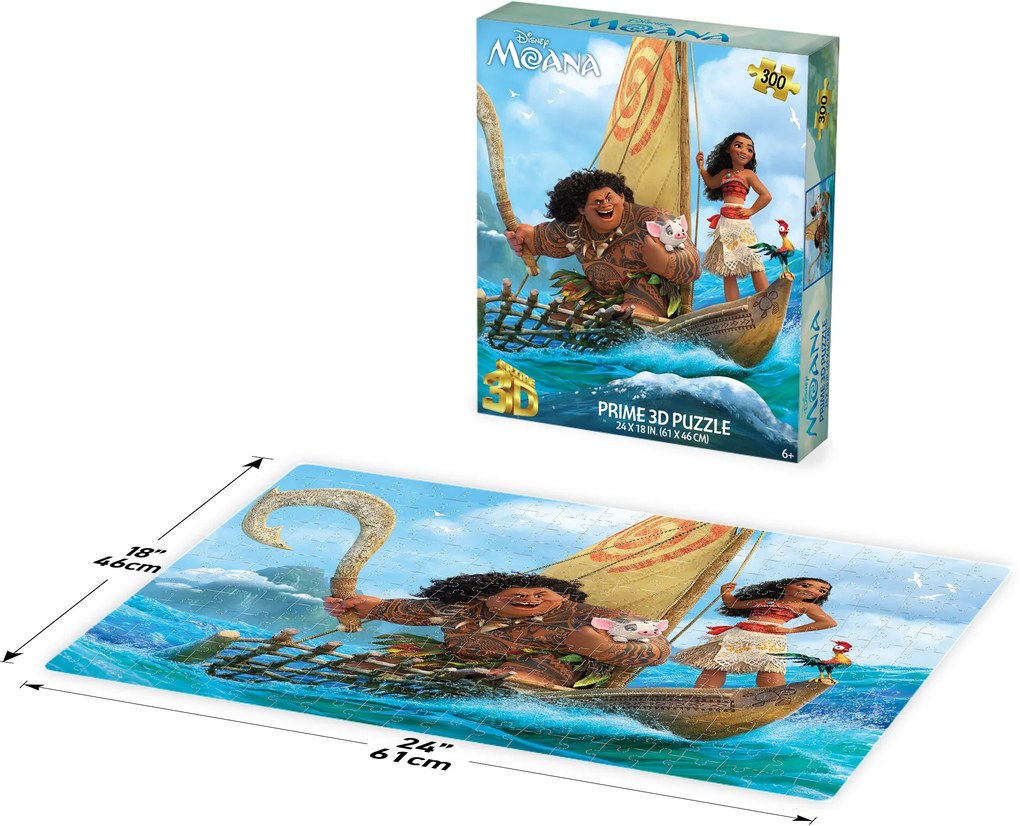 PRIME 3D PUZZLE - Moana 300 dílků