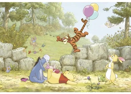 Fototapeta Disney Winnie Balooning 368 x 254 cm