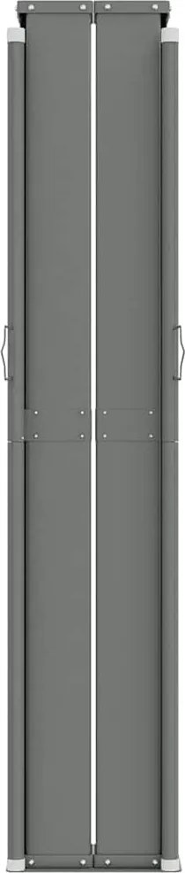 Zatahovací boční markýza modrá 220 x 1 000 cm 318052