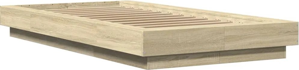 Rám postele dub sonoma 90 x 190 cm kompozitní dřevo 3281240