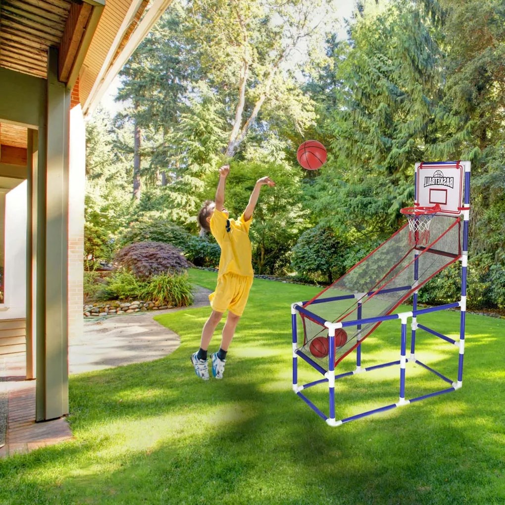 Creative Corner Basketbal sportovní arkádová hra přenosný basketbal 2 míče čerpadlo