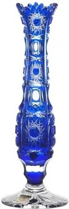 Váza  Petra, barva modrá, výška 230 mm
