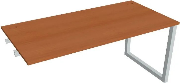 Hobis Kancelářský pracovní stůl k řetězení Hobis USO 1600R, bílá RAL 9016, deskaakát