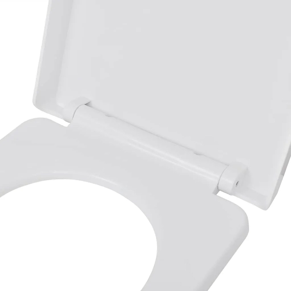WC sedátka s funkcí pomalého sklápění 2 ks bílá plastová 275930