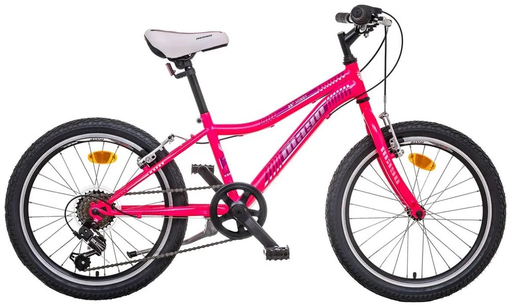 Mayo Dětské jízdní kolo Hobby 20&quot; 6 SPD 2020 růžové, Přední vidlice Odpružená