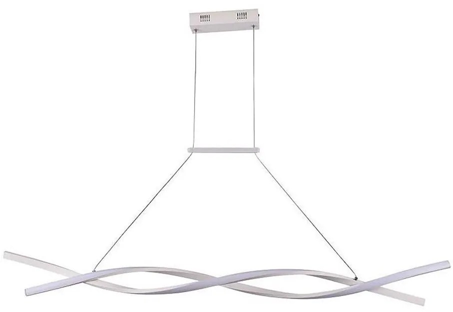 LED Lustr na lanku LED/30W/230V 4000K bílá