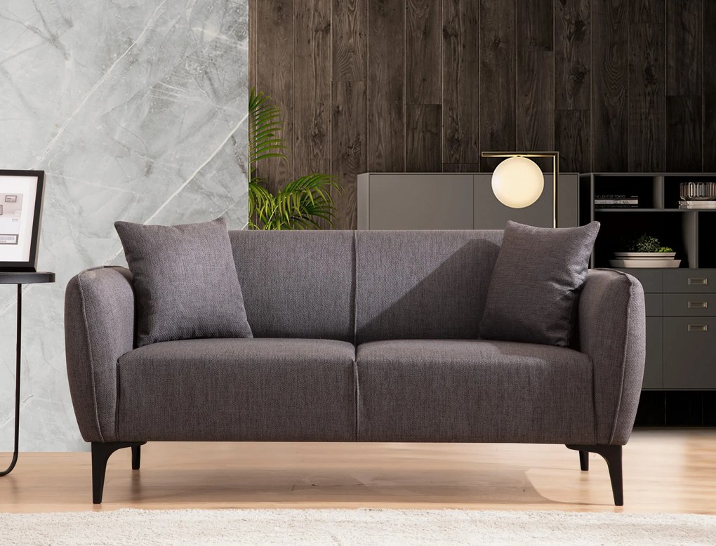 Hanah Home Dvoumístná pohovka BELISSIMO šedá 180 cm 560ARE1531