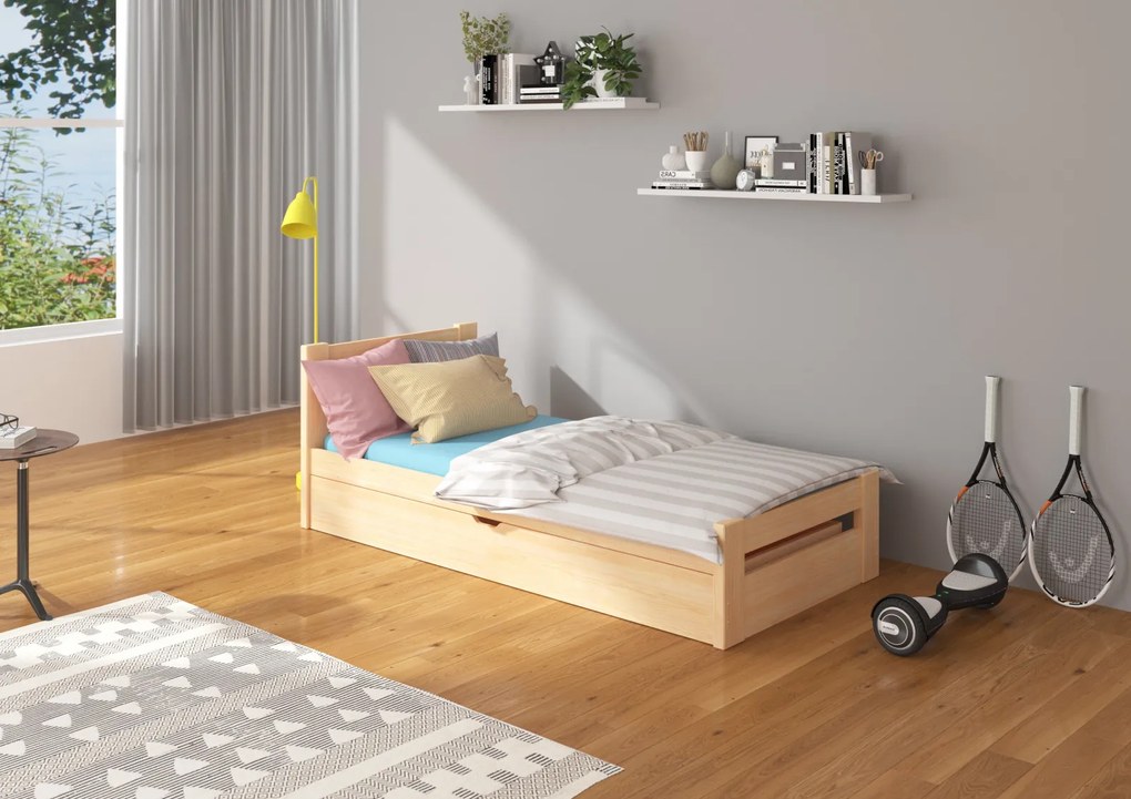 Nízká postel pro děti 80x180 cm Litto