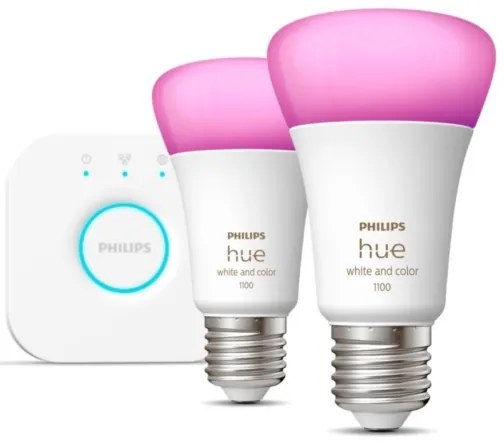 Základní sada Philips Hue WACA 2xE27/9W/230V 2000-6500K + zařízení k propojení