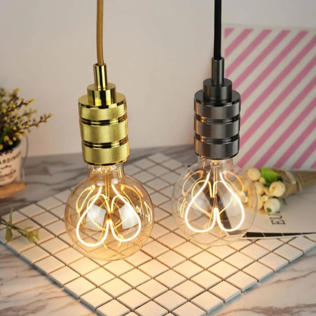 Toolight Toolight, závěsná stropní lampa 1xE27 APP342-1CP, černá, OSW-08409