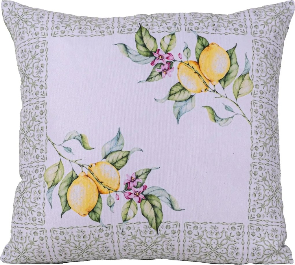 DEKORAČNÍ POVLAK NA POLŠTÁŘ LIMONE6 43X43 CM VZOROVANÝ