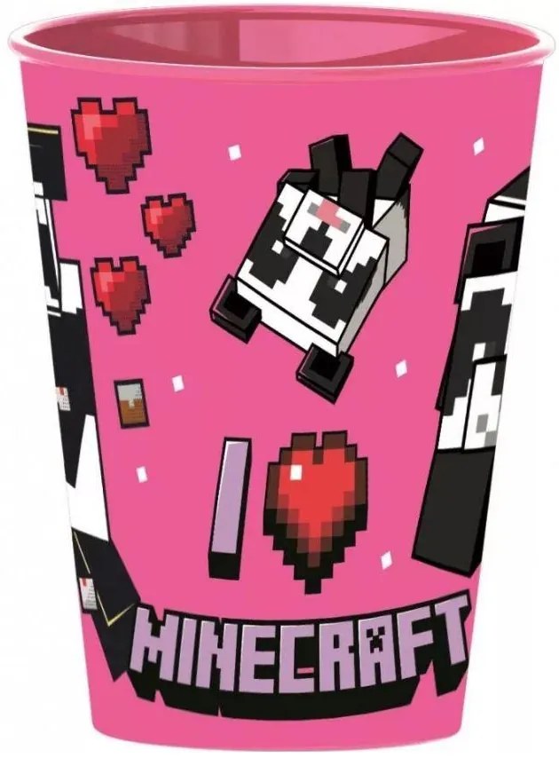 PLASTOVÝ KELÍMEK MINECRAFT Velikost: uni