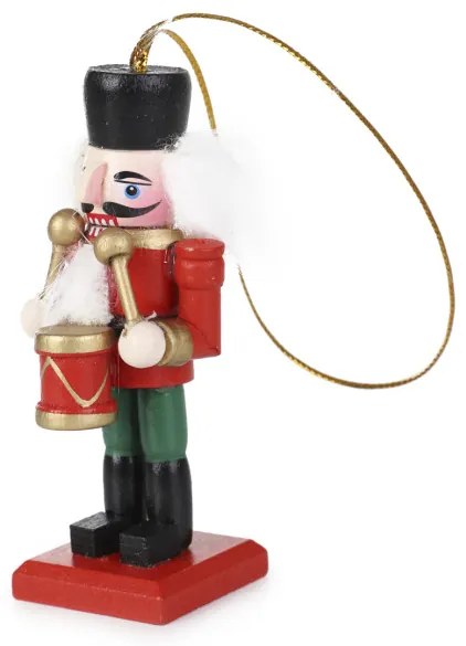 Závěsná vánoční dekorace NUTCRACKER louskáček 867922 (3 ks)