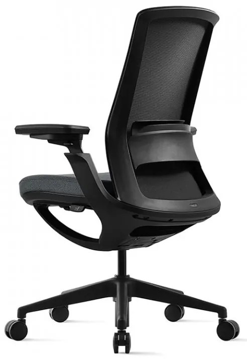 Office Pro Kancelářská ergonomická židle ROLY BLACK - síťovina Antracit