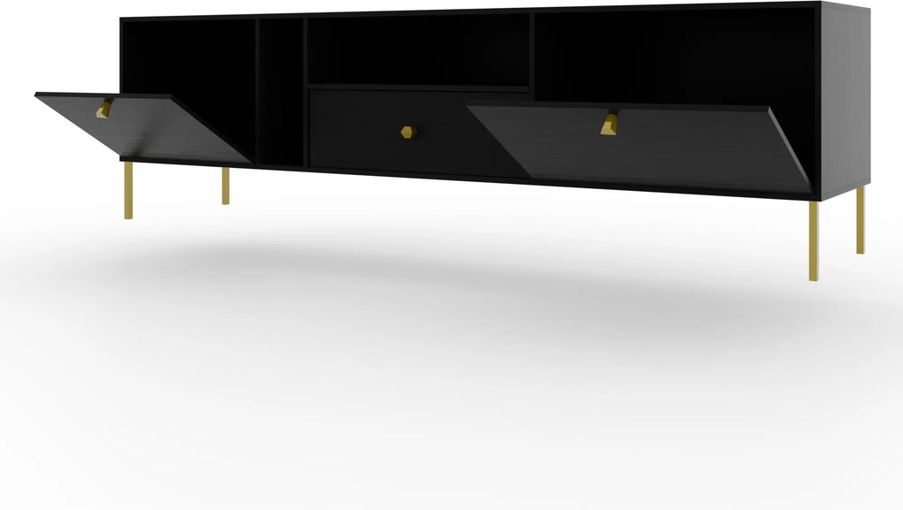 ADRK Furniture TV skříňka 2D 1S Tili ADRK-RTV-TIL-2D-1S-B