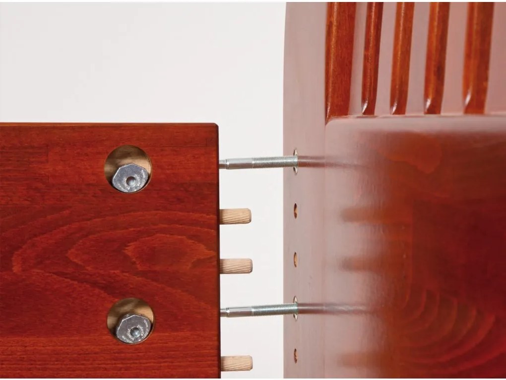 Postel Florencia,čelo oblé 3 výplně 180 Domestav F121 Materiál: Buk cink, Barevne provedení: Olej