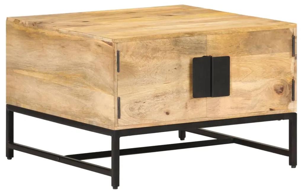 Konferenční stolek 67 x 67 x 45 cm masivní mangovníkové dřevo - Default Title