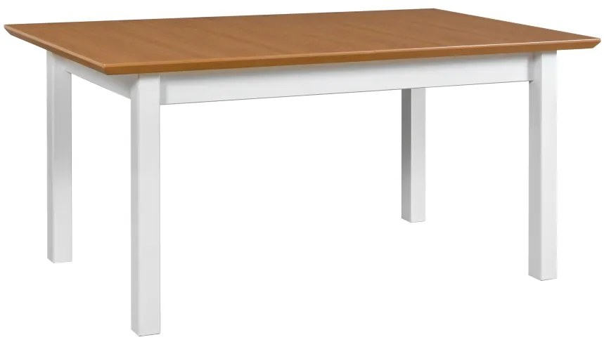 Jídelní stůl Arwen 5LS Zvolte barvu nožek: Černá, Barva horní desky stolu (dýha): Ořech - nut