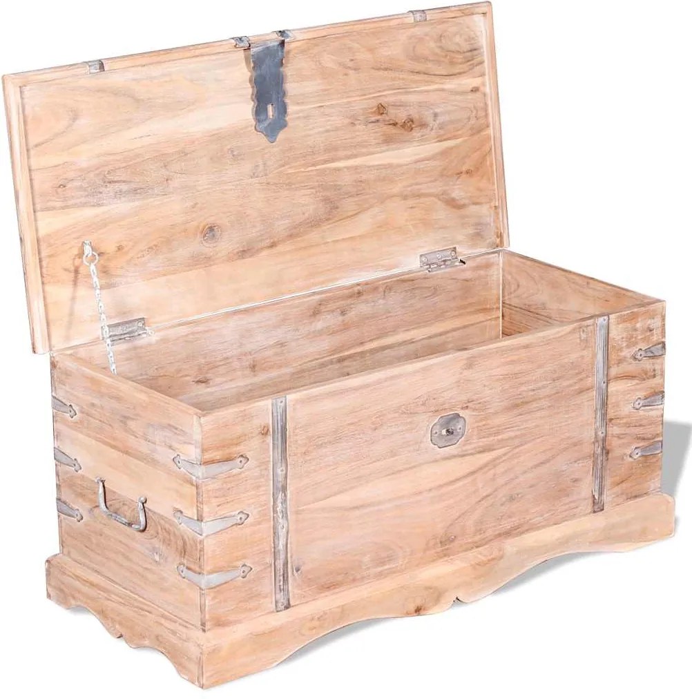 Úložná truhla akáciové dřevo 244053