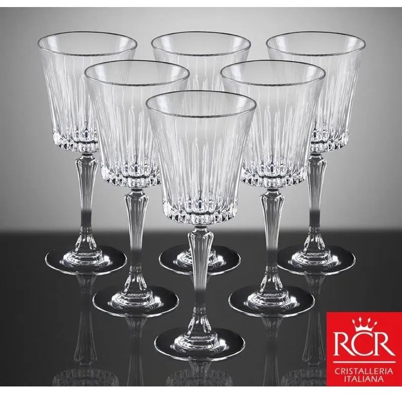 RCR TIMELESS SKLENICE NA VÍNO 230 ML SADA 6 KS