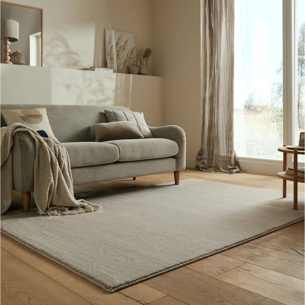 Kusový koberec Softie Mushroom, 140x200, biela, obývacia izba, Flair Rugs