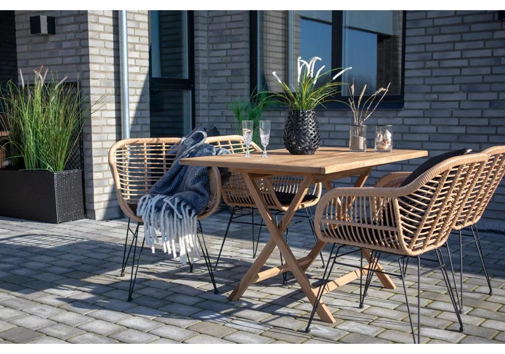 Nordic Experience Zahradní jídelní stůl Ovira z teakového dřeva