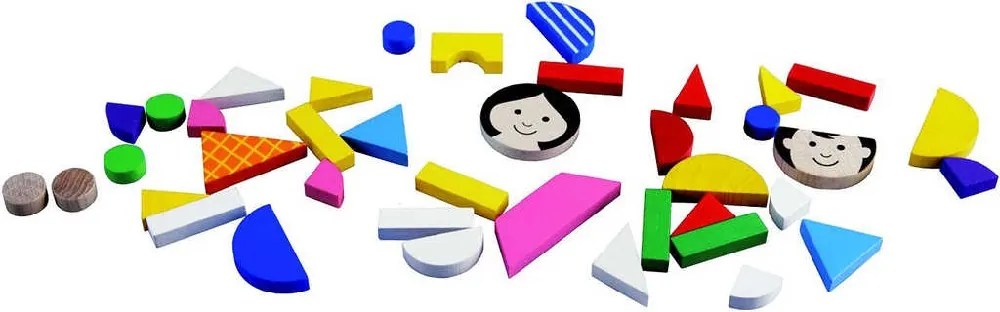 DETOA Puzzle děti magnetické * DŘEVĚNÉ HRAČKY * dt12906