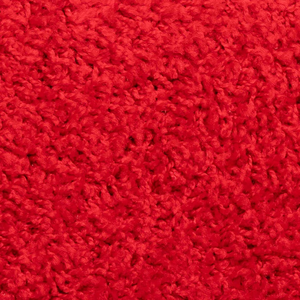 Schodové rohože 15 ks 56 x 17 x 3 cm červené, půlkulaté 133899