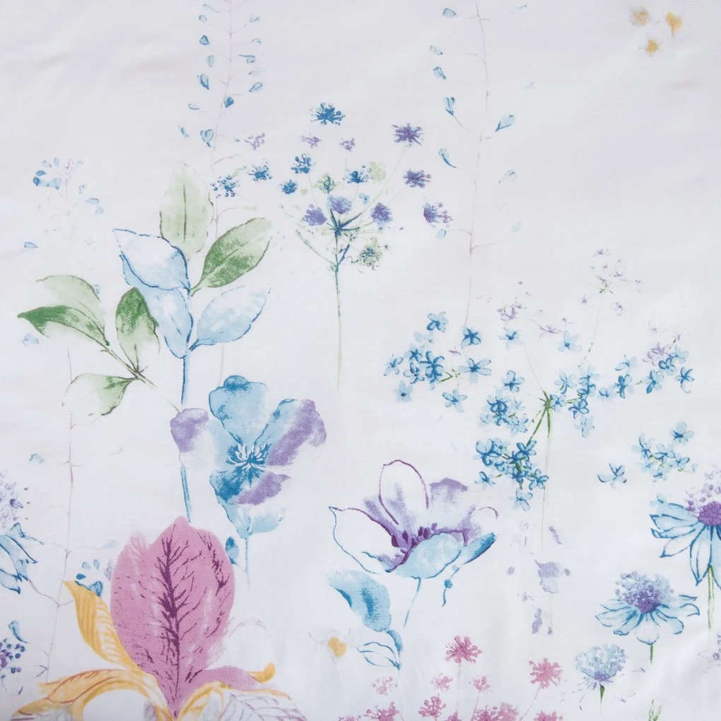 BAVLNĚNÉ POVLEČENÍ COTTONLOVE 140X200 CM, 1KS 70X80 CM KVĚTY