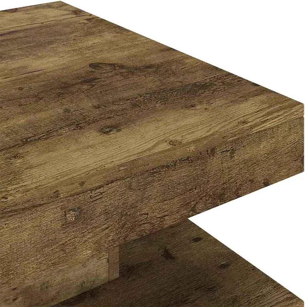 Konferenční stolek tmavě hnědý 60 x 60 x 35 cm MDF 286097