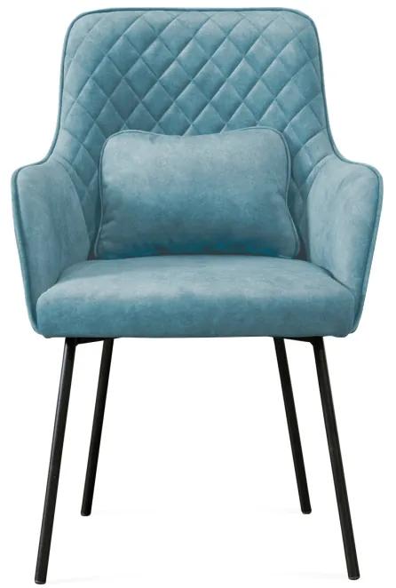 DOLMAR SEDAČKY Jídelní židle - KR-7, různé tkaniny a barvy na výběr Čalounění: černá (Uttario Velvet 2980)