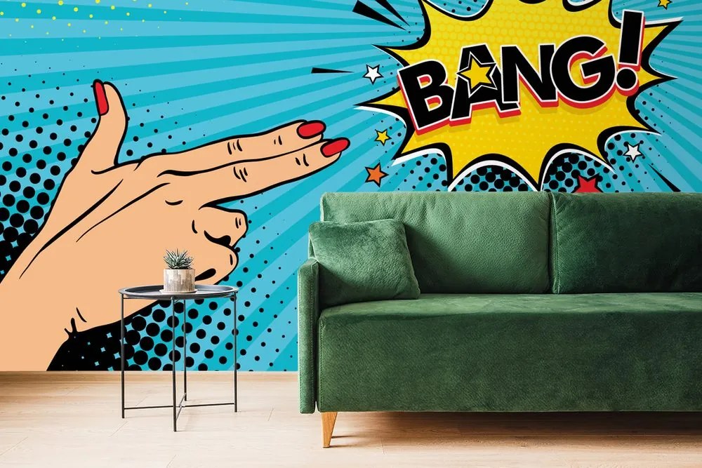 Tapeta s pop art motivem - BANG!