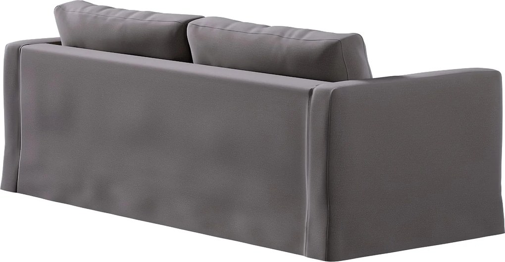 Potah na pohovku IKEA Karlstad 3-místná, nerozkládací, dlouhý barva hnědá látka sametová