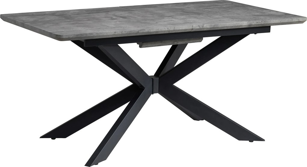 XXXLutz JÍDELNÍ STŮL, šedá, 160-200/90/76 cm P & B - Jídelní stoly - 001467003101