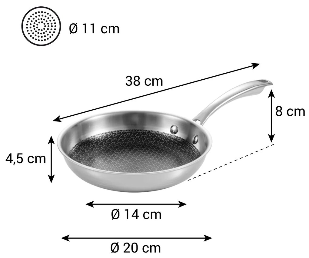 TESCOMA Pánev SteelCRAFT ø 20 cm