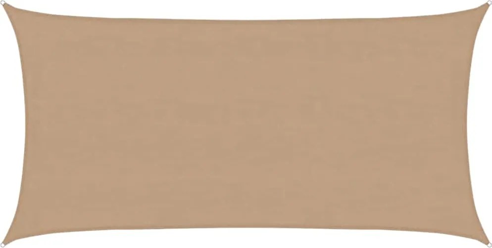 Stínící plachta 160 g/m² taupe 4 x 7 m HDPE 311410