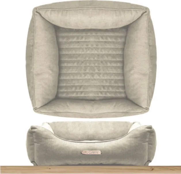 MILK&PEPPER Pelíšek pro psy a kočky Saint Honore Taupe 55cm