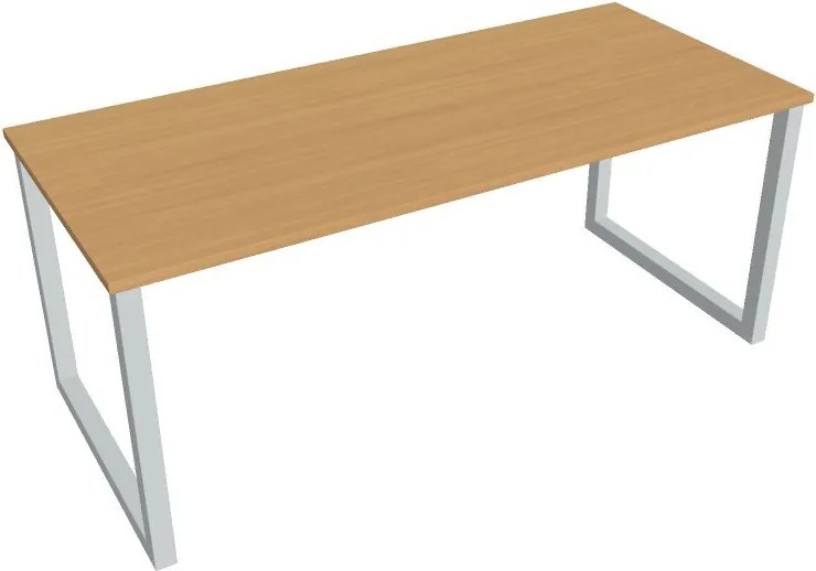 Kancelářský stůl jednací Hobis UJO1800, deskaakát, bílá RAL 9016