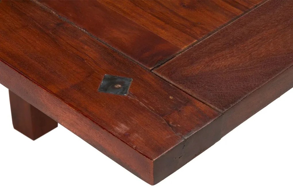 furniture-nabytek.cz - Masivní připínací deska Tahoma z akáciového dřeva, lakovaná, hnědá – 40×90×6 cm