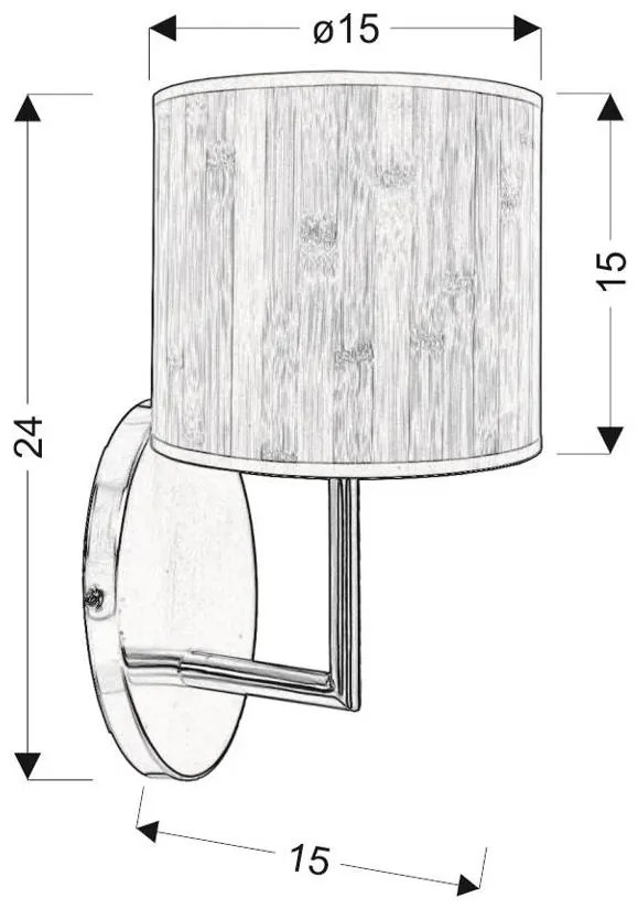 Nástěnné světlo TIMBER Candellux