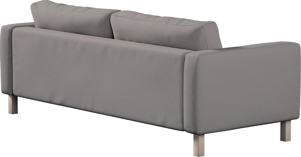 Potah na pohovku IKEA Karlstad, 3-místná, rozkládací barva béžová látka pletený vzor