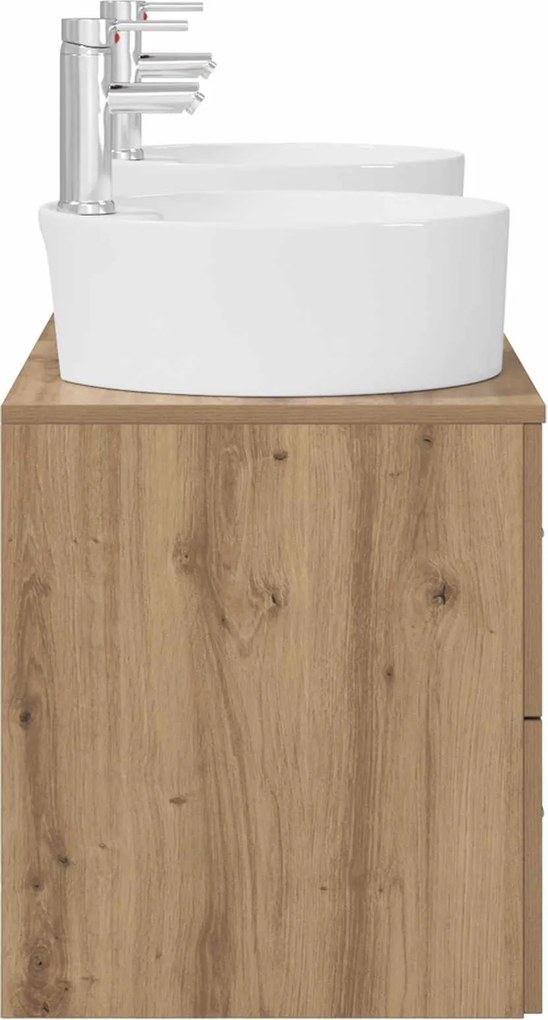 Sada koupelnových skříněk 3 ks Dub artisan 49,5 x 44,5 x 65 cm 3405882