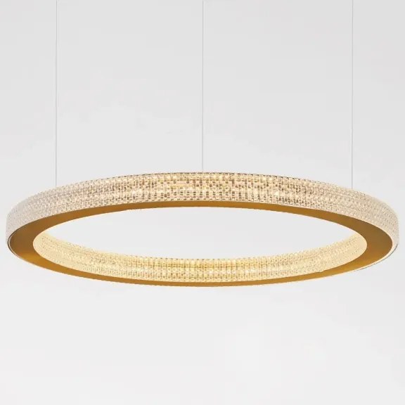 LED lustr Fiore 60 zlaté