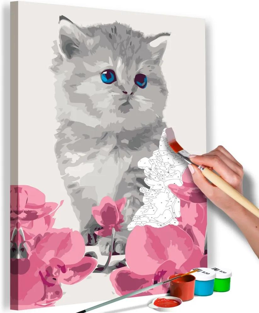 Bimago Malování podle čísel - Kitty Cat | 40x60 cm